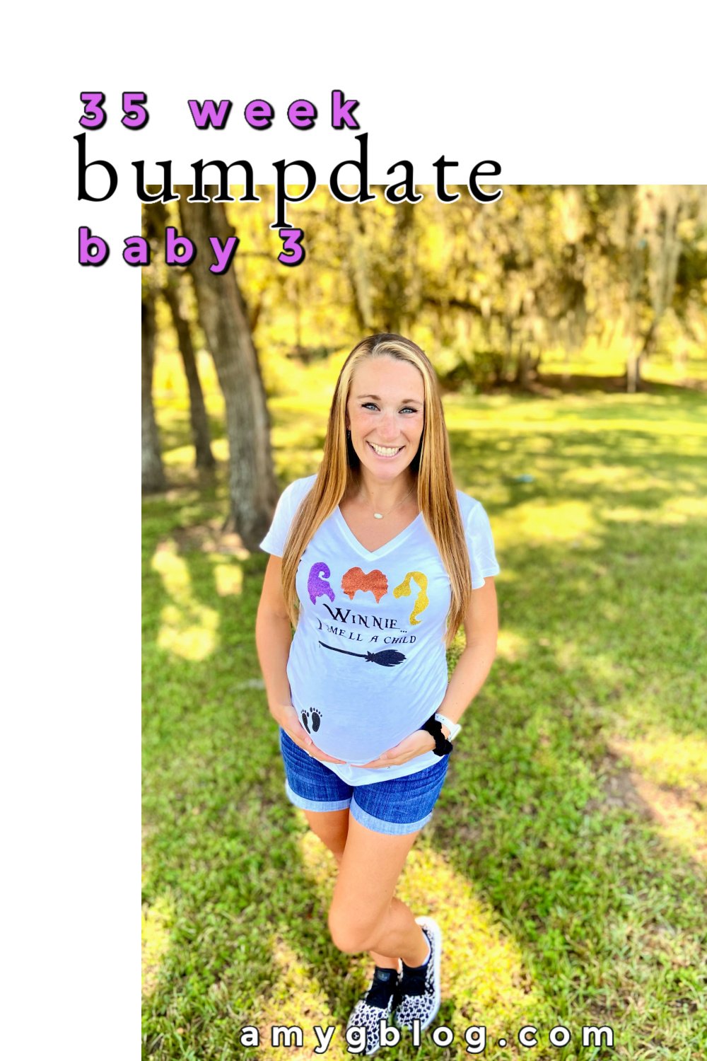 35 Week Bumpdate: Baby Number 3 - Amy's Balancing Act